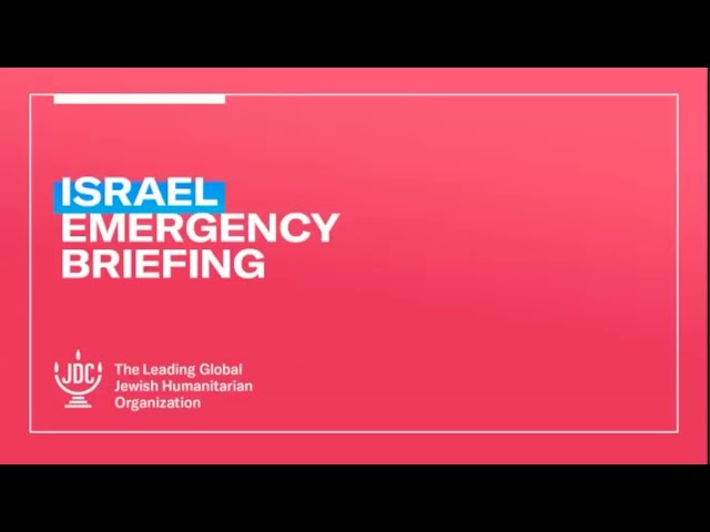 Global Briefing | JDC